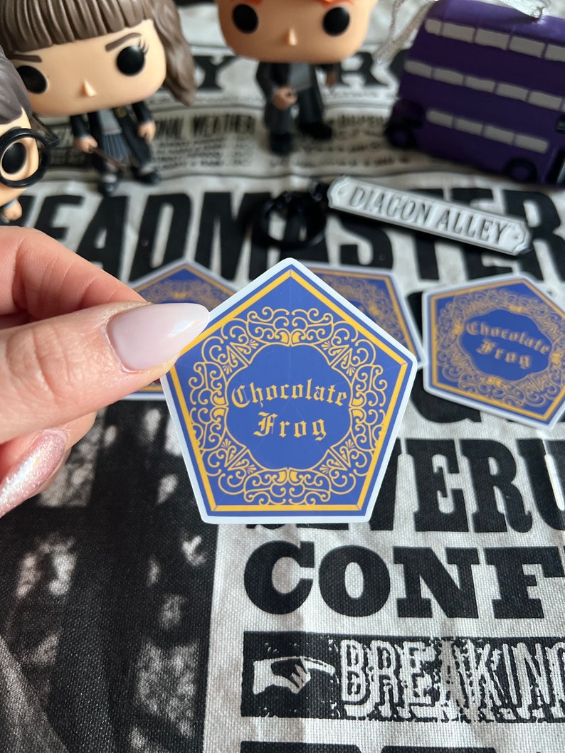 Chocolate Frog, Harry Potter Lover, Stickers, Harry Potter Stickers - Etsy