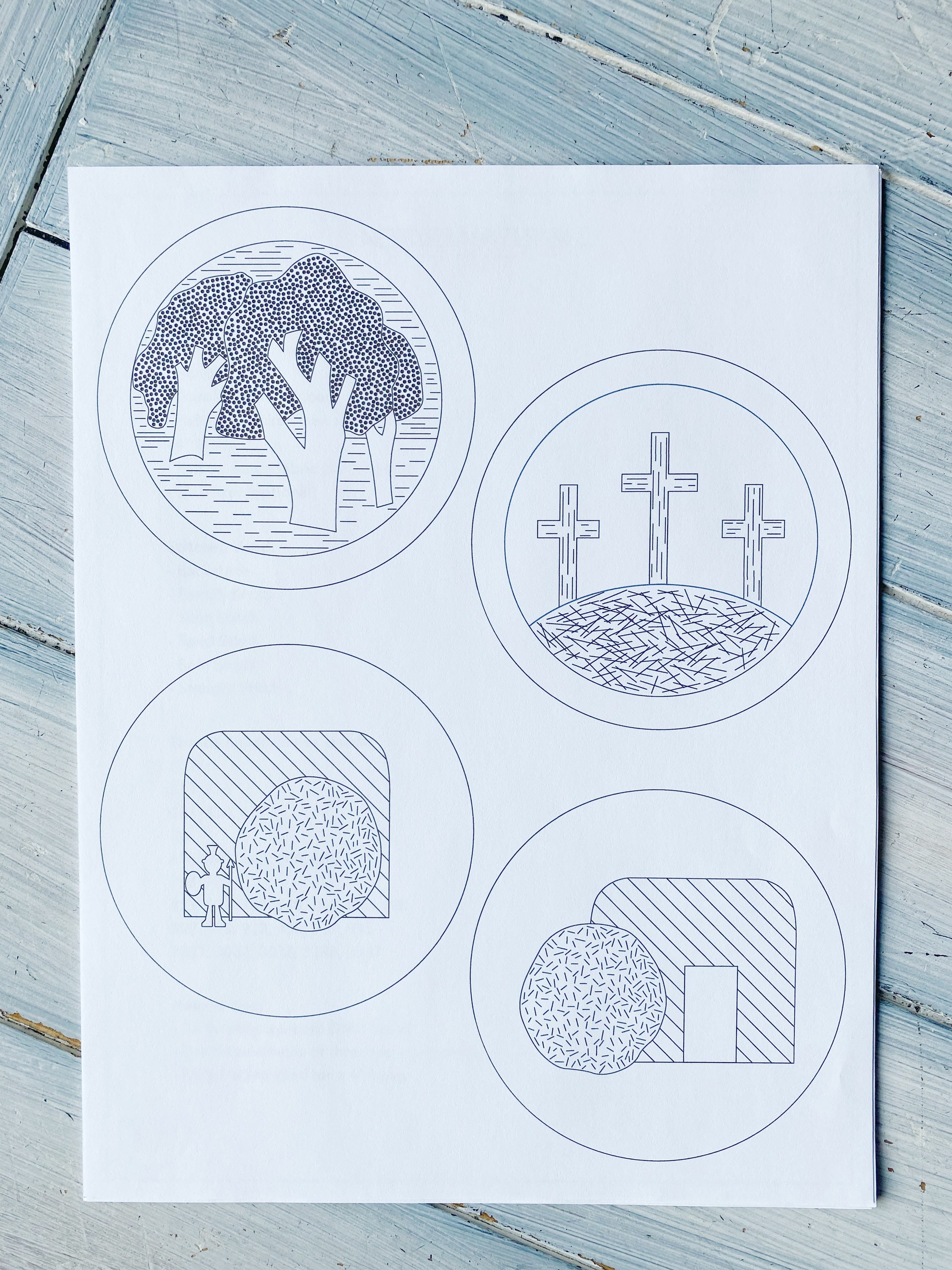 Holy Week Embroidery Patterns - Etsy
