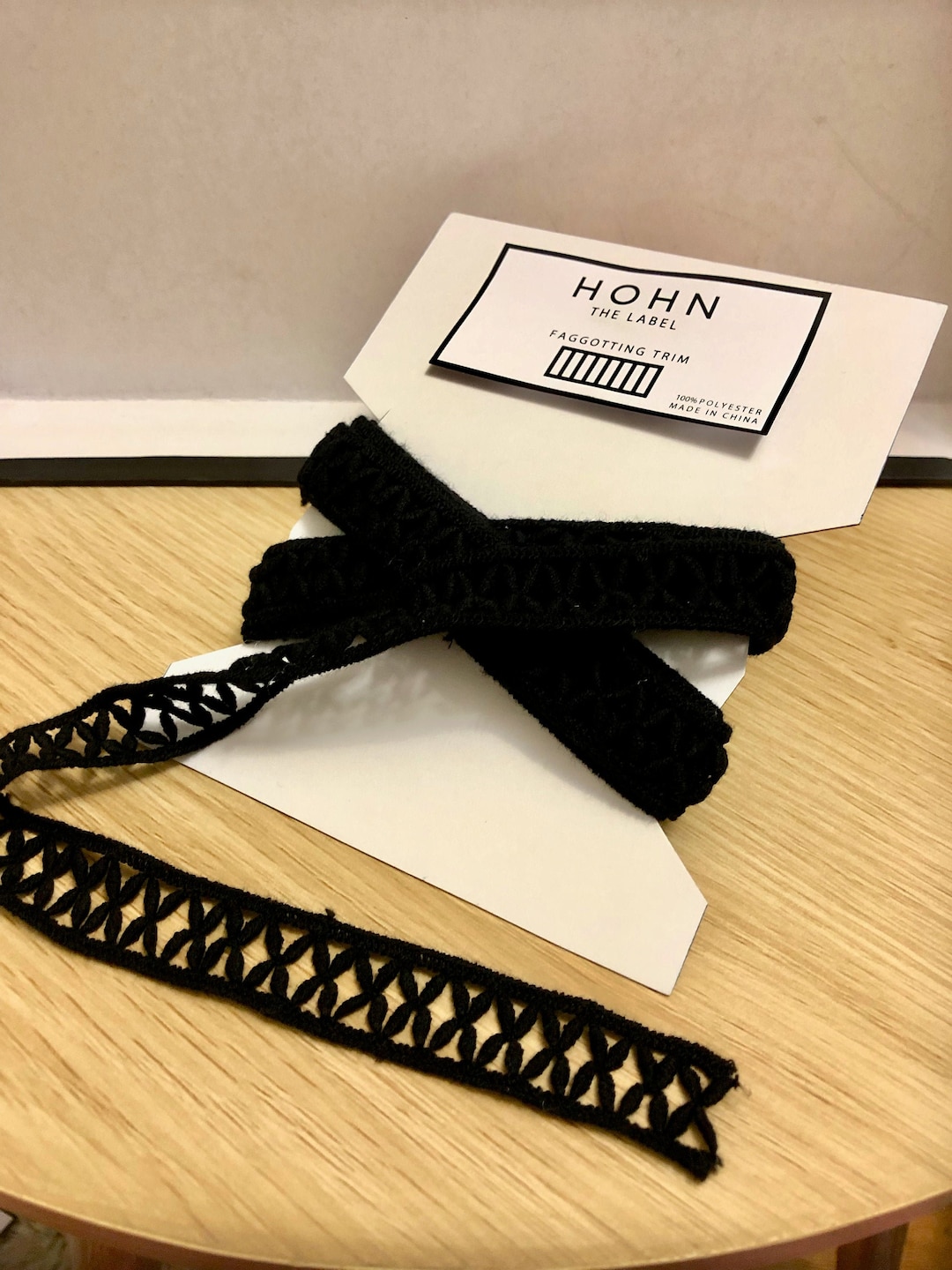 Dull Black Faggotting Ladder Lace Trim - Etsy Australia