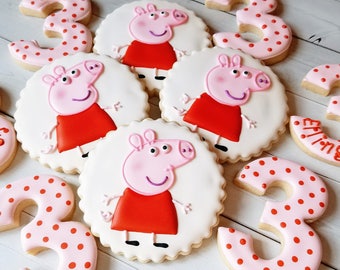 Pig sugar cookies | Etsy