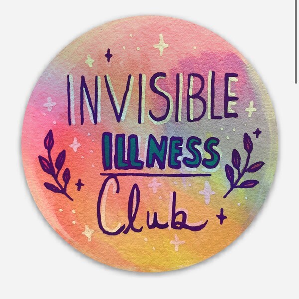 Invisible Illness Sticker - Etsy