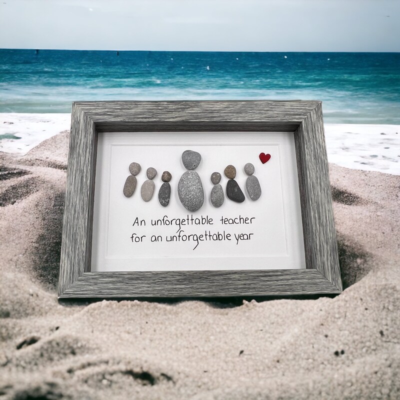 Teacher Pebble Art - Etsy