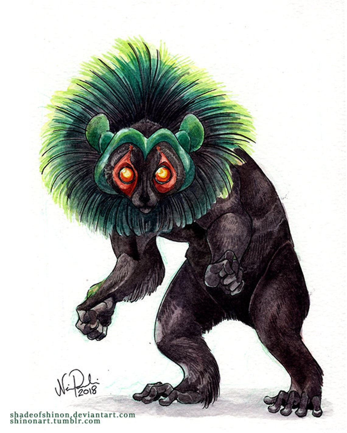 Marshadow - Original Watercolour Painting - Etsy