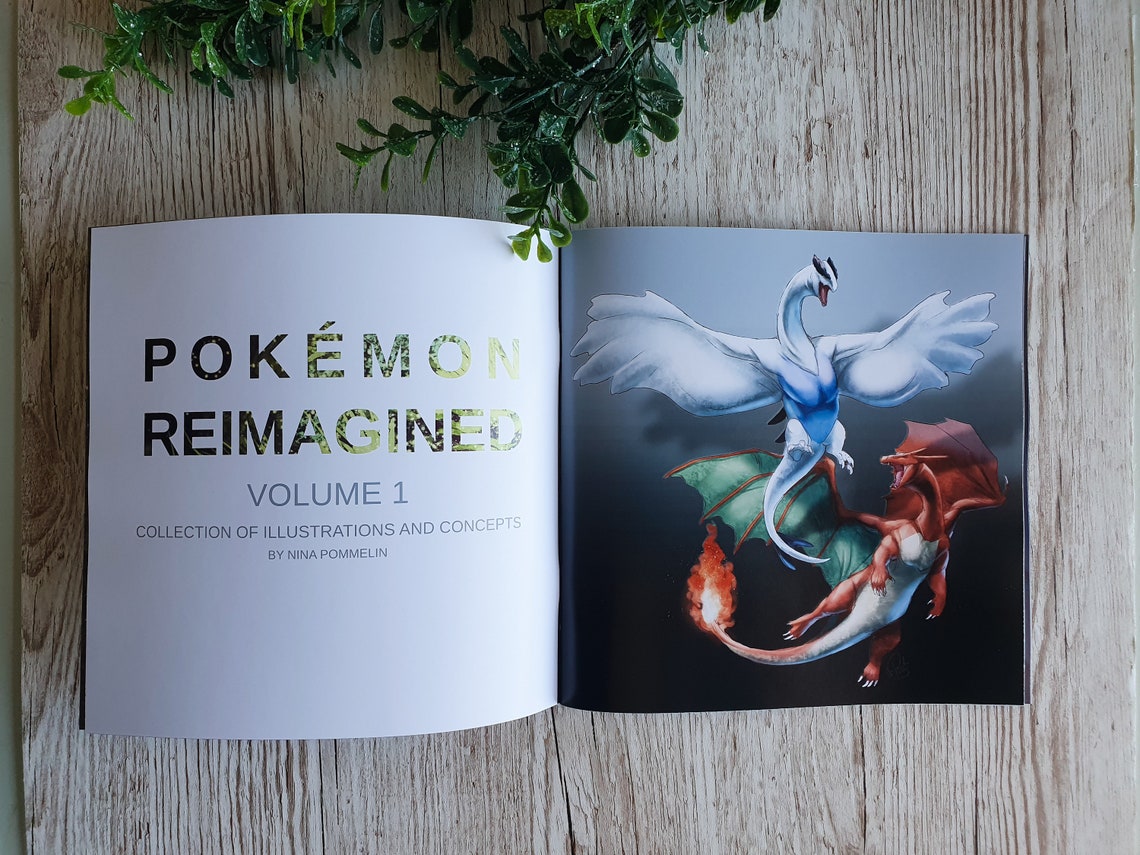 Pokémon Reimagined Art Book - Etsy