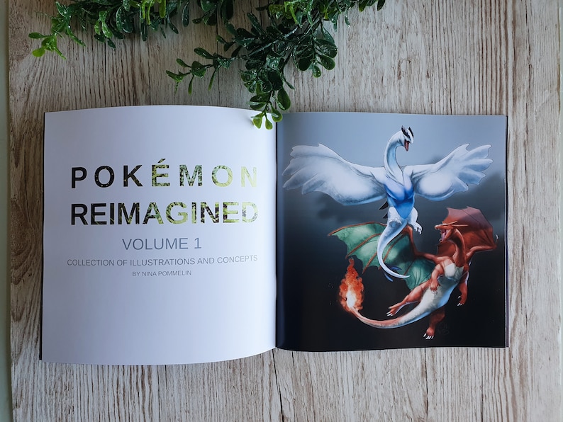 Pokémon Reimagined Art Book - Etsy