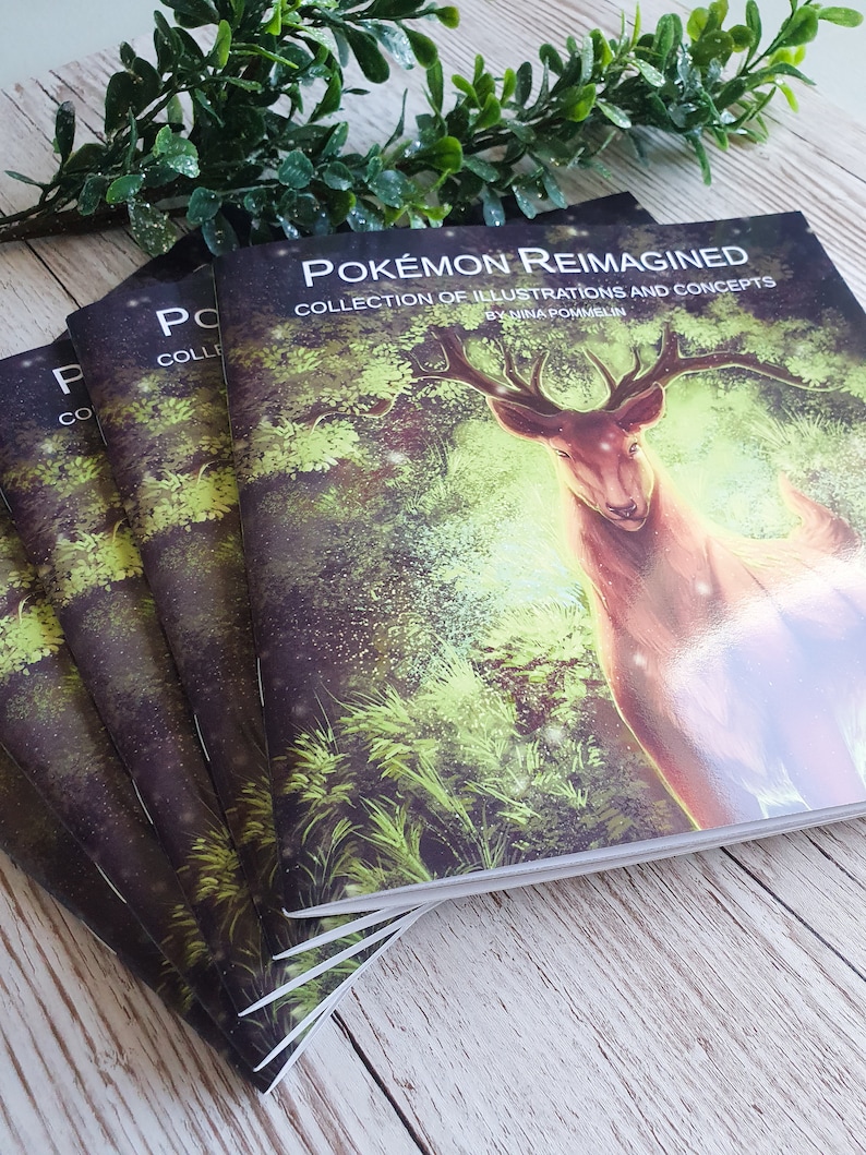 Pokémon Reimagined Art Book - Etsy