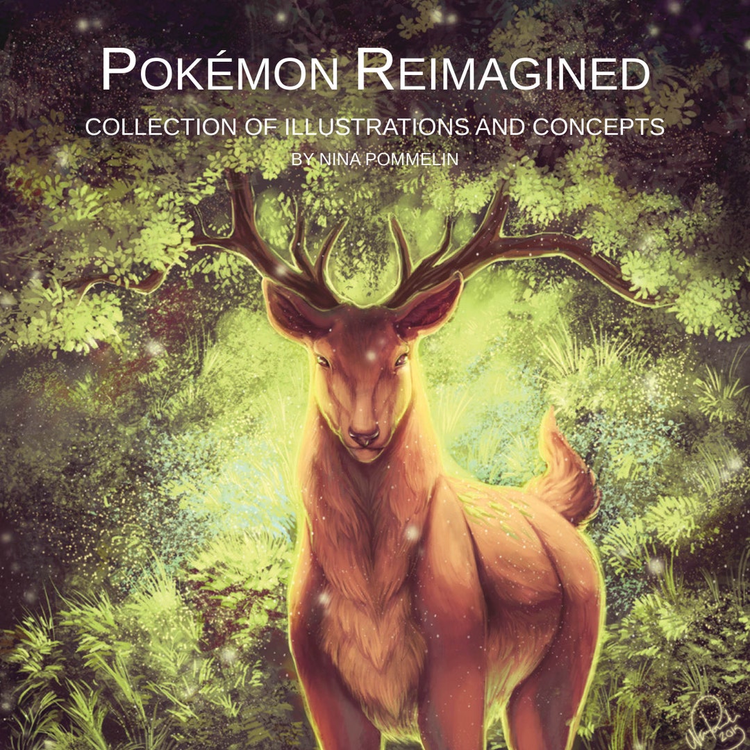 Pokémon Reimagined Art Book, PDF Book, Digital Art Book - Etsy