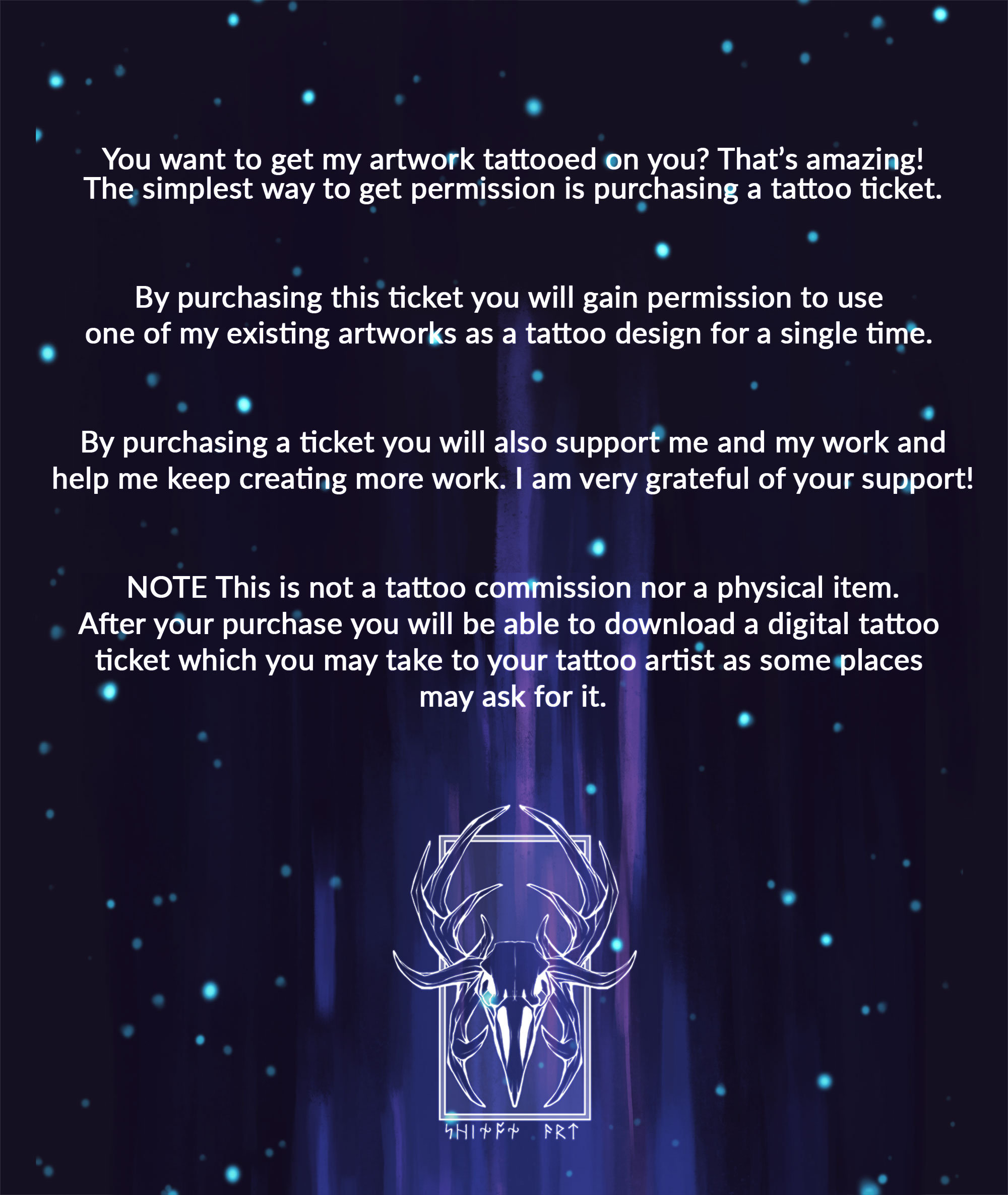 Tattoo Ticket Tattoo Permission Tattoo Permit Signed - Etsy