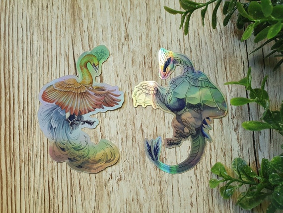 Shiny Ho-oh & Lugia Rainbow Holographic Vinyl Sticker - Etsy