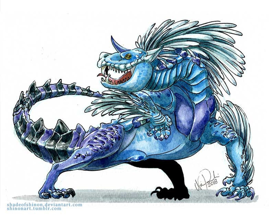 Therian Thundurus Original Watercolour Painting - Etsy