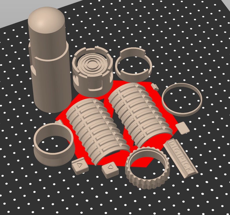 Buy STARFIELD Digipick 3d Print Files Online in India - Etsy