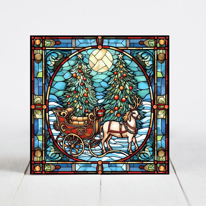 Christmas Coasters - Etsy