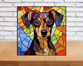 Min Pin Miniature Pinscher Floppy Ears Wall Art Min Pin Mom - Etsy
