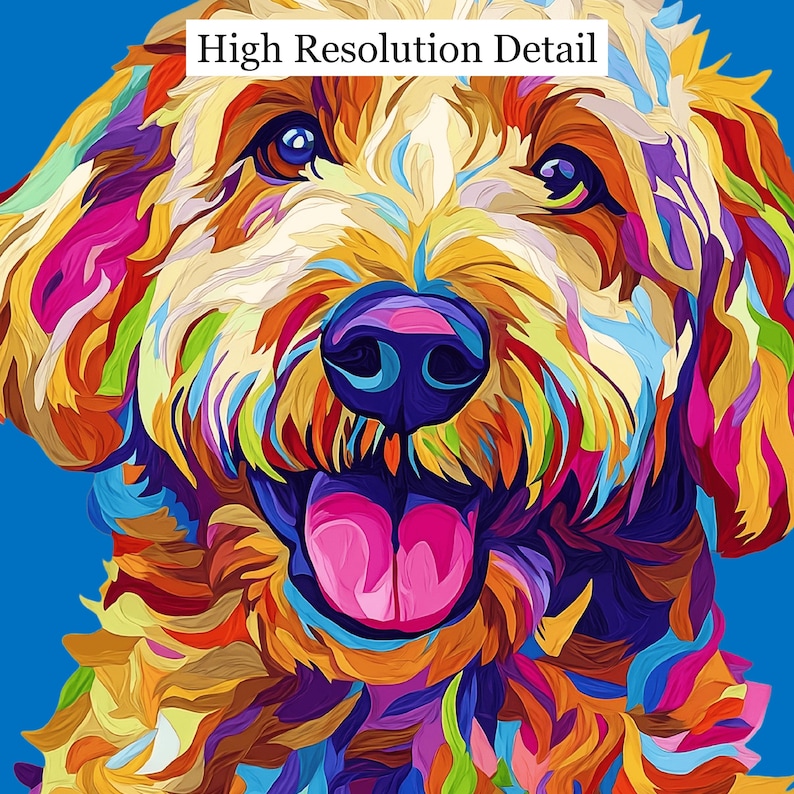 Labradoodle PNG, Pop Art Dog Clipart, Transparent Background ...