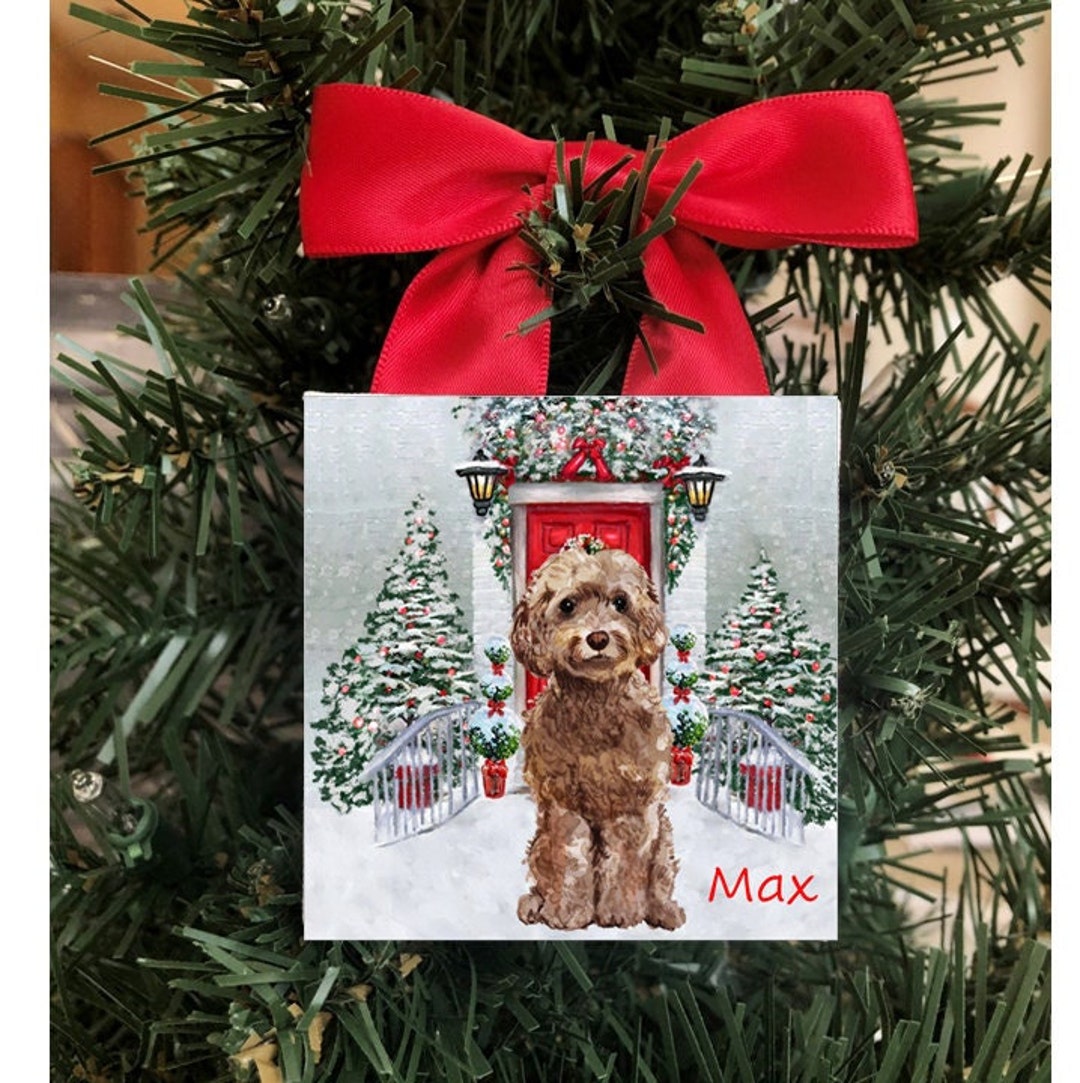 Cockapoo Ornament Personalized Cockapoo Ornament - Etsy