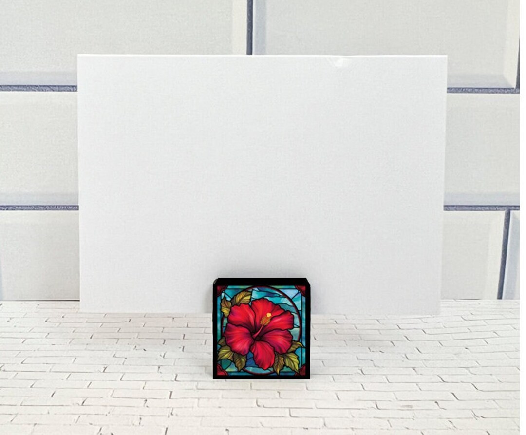 Hibiscus Card Holder, Flower Card Display Holder, Seating Card Holder ...