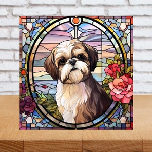 Shih Tzu Wall Art, Shih Tzu Decorative Art, Shih Tzu Sign, Shih Tzu ...