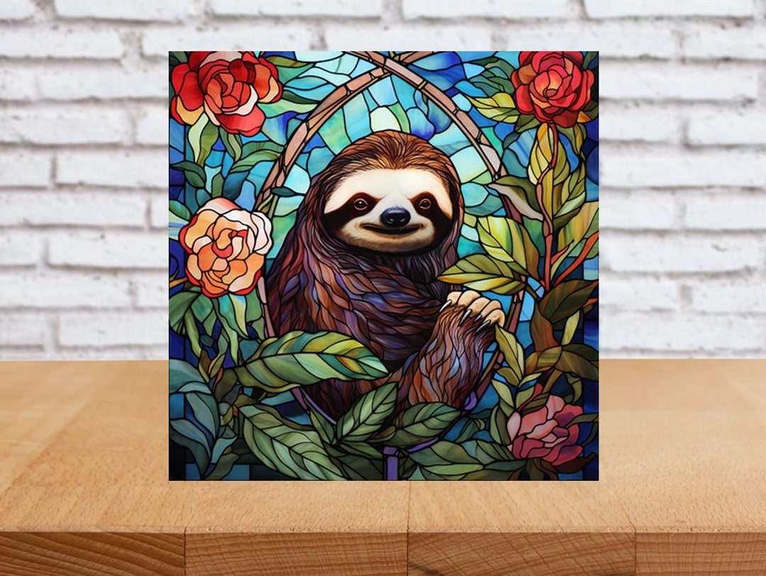 Sloth Wall Art, Sloth Decorative Wood Art, Sloth Sign, Sloth Home Decor ...