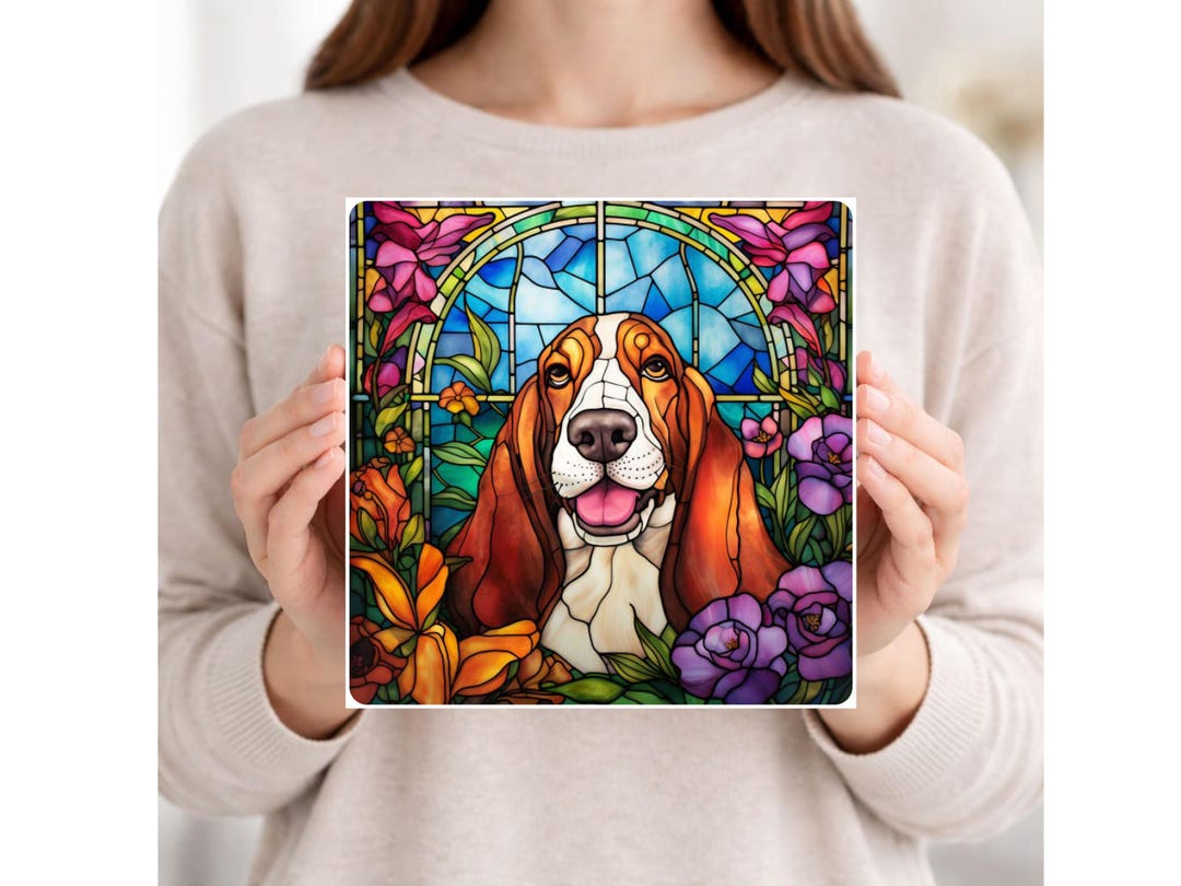 Basset Hound Wall Art, Basset Hound Art, Basset Hound Home Decor ...