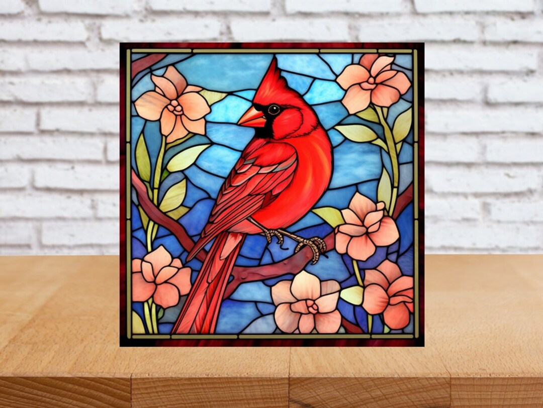 Red Cardinal Wall Art, Cardinal Decorative Wood Art, Cardinal Sign ...