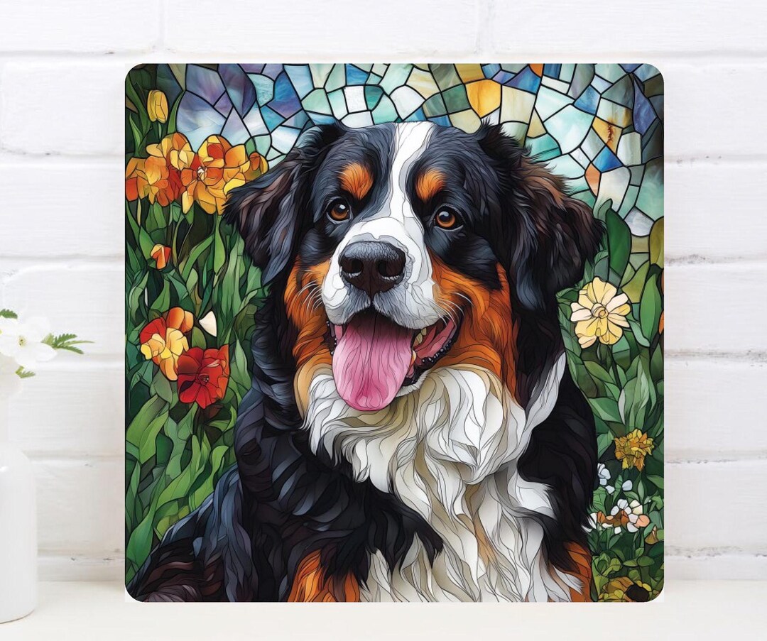 Bernese Mountain Dog Wall Art, Bernese Mountain Dog Sign, Bernese ...