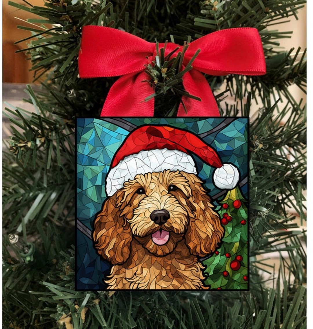 Goldendoodle Ornament, Doodle Ornament, Goldendoodle Christmas Ornament ...