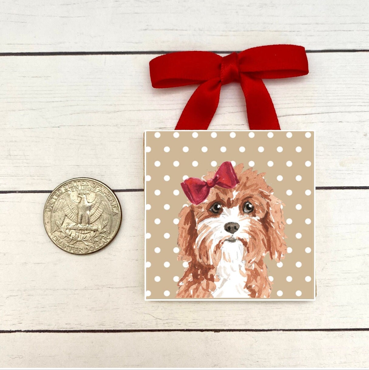 4 Mini Cavapoo Ornaments 2 Cavapoo Ornaments Cavapoo - Etsy