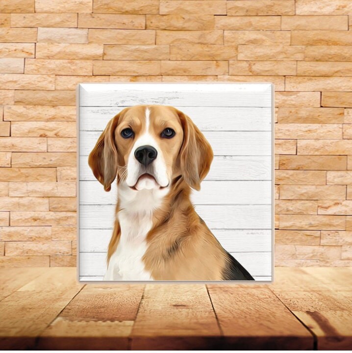 Beagle Coasters Beagle Coaster Set Beagle Drink Coasters - Etsy