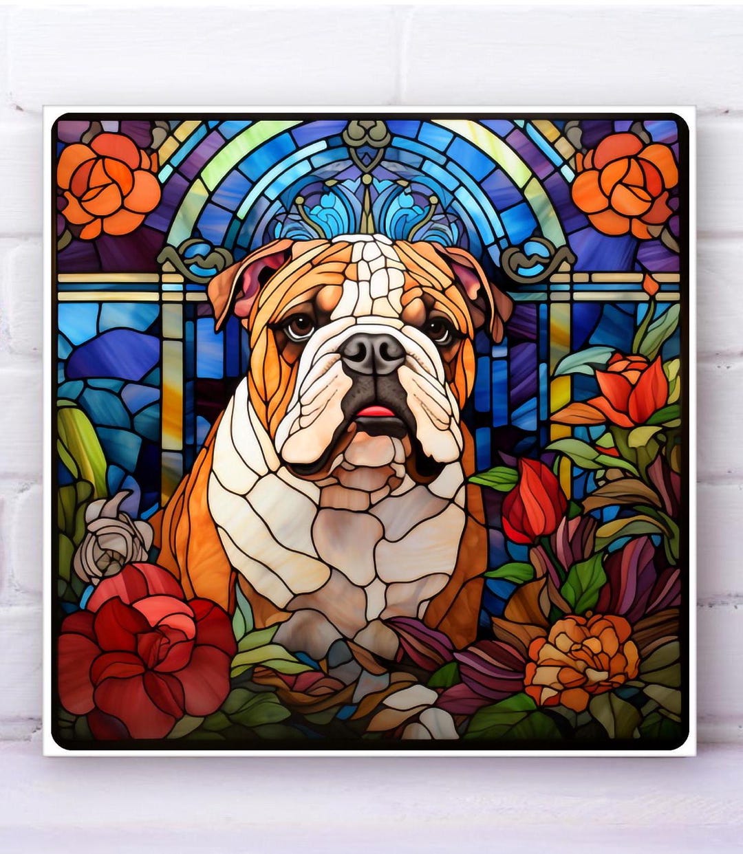 Bulldog Wall Art METAL PANEL & WOOD, Bulldog Art, Bulldog Sign, Bulldog ...
