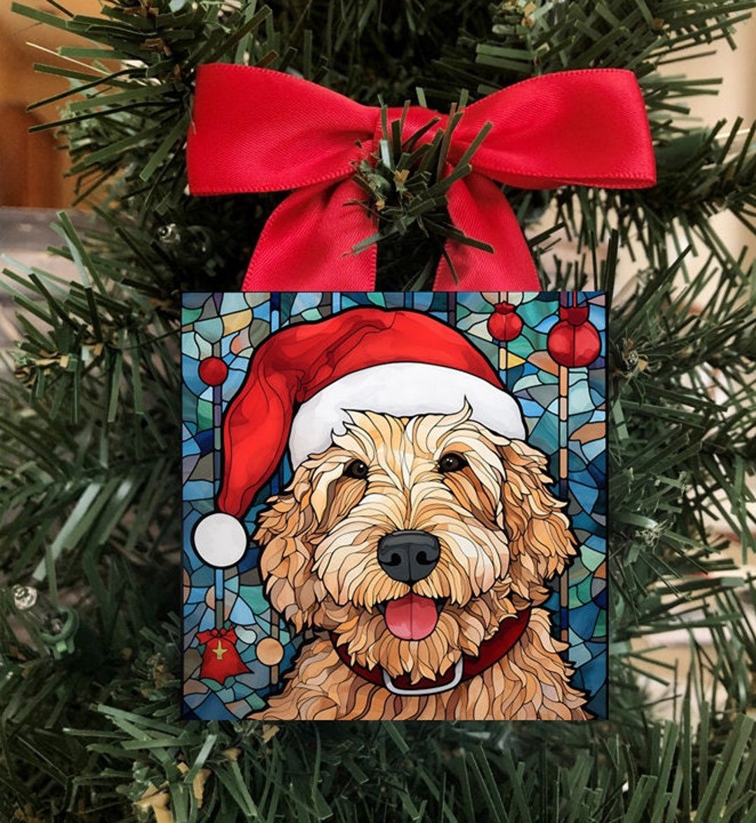 Goldendoodle Ornament, Doodle Ornament, Goldendoodle Christmas Ornament ...