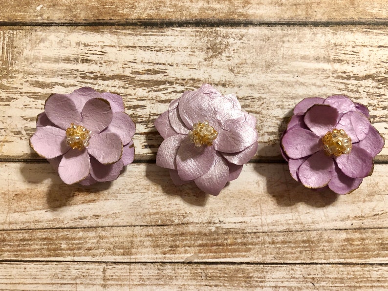 6 Flower Magnets Flower Magnet Set Flower Magnets Flower | Etsy