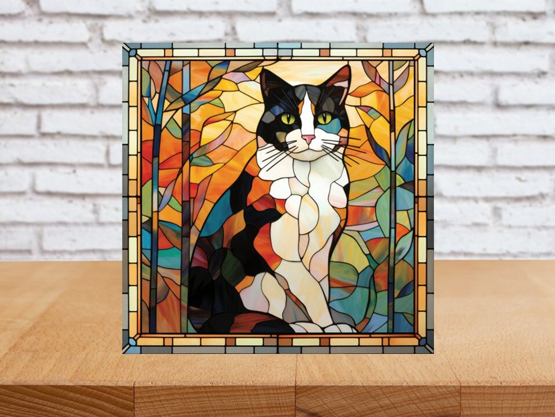 Calico Cat Wall Art, Calico Cat Decorative Wood Sign, Cat Sign, Cat ...