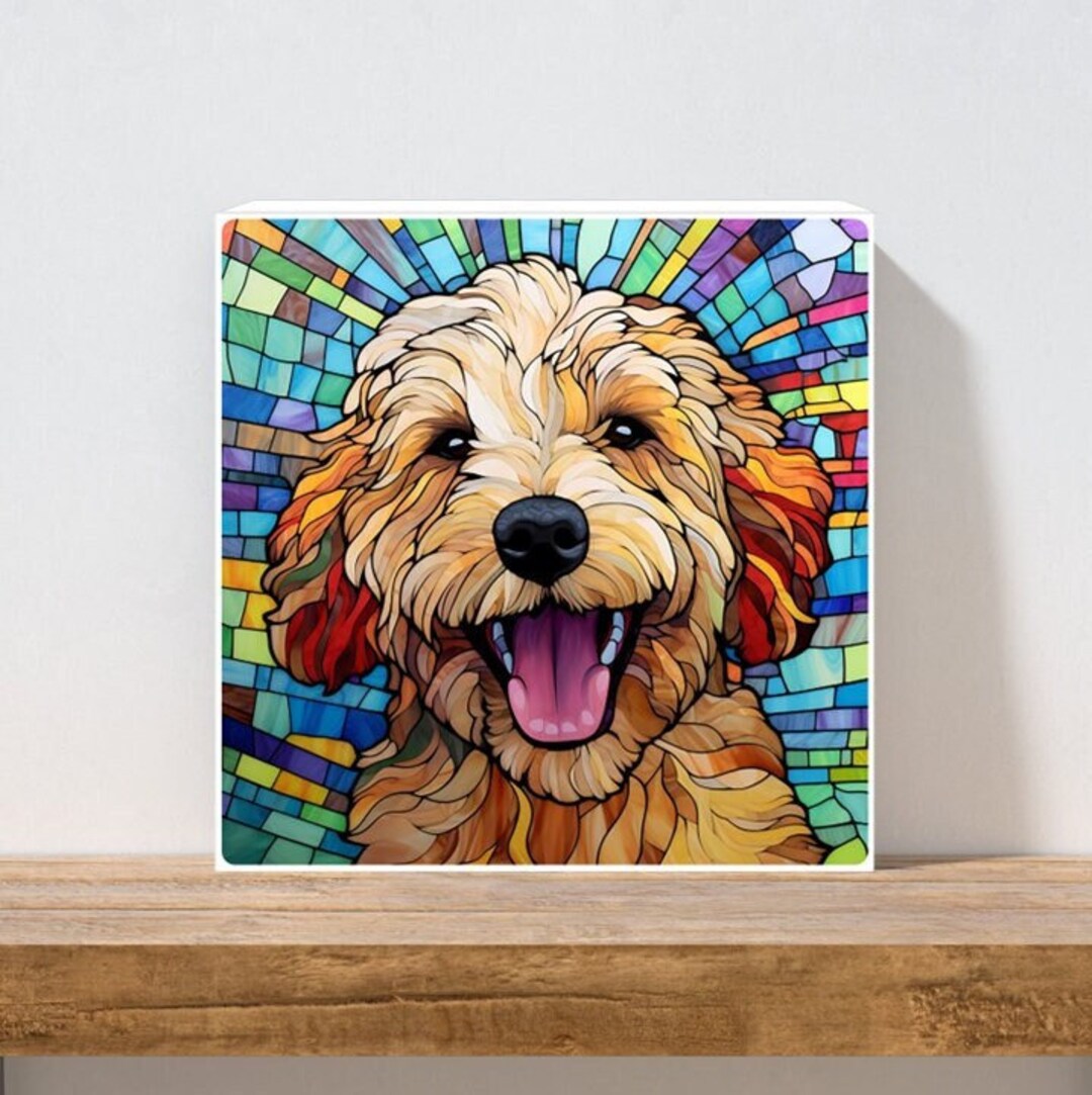 Mini Goldendoodle Wall Art, Mini Goldendoodle Wood Sign, Mini ...