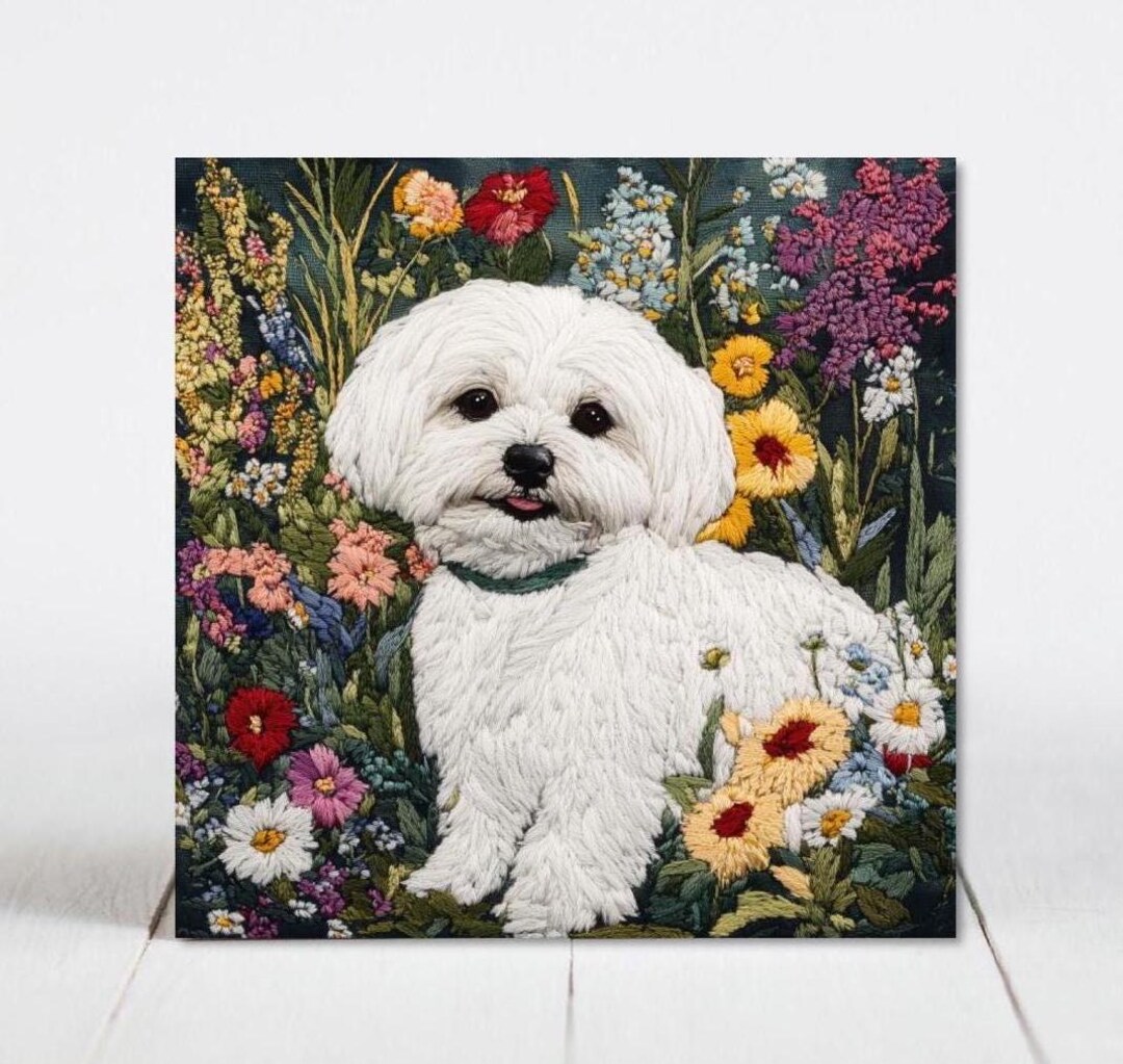 Maltese Ceramic Tile, Maltese Decorative Tile, Maltese Gift, Maltese ...