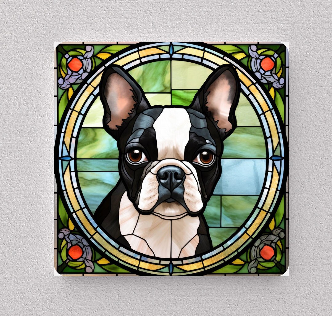 Boston Terrier Wall Art, Boston Terrier Sign, Boston Terrier Home Decor ...
