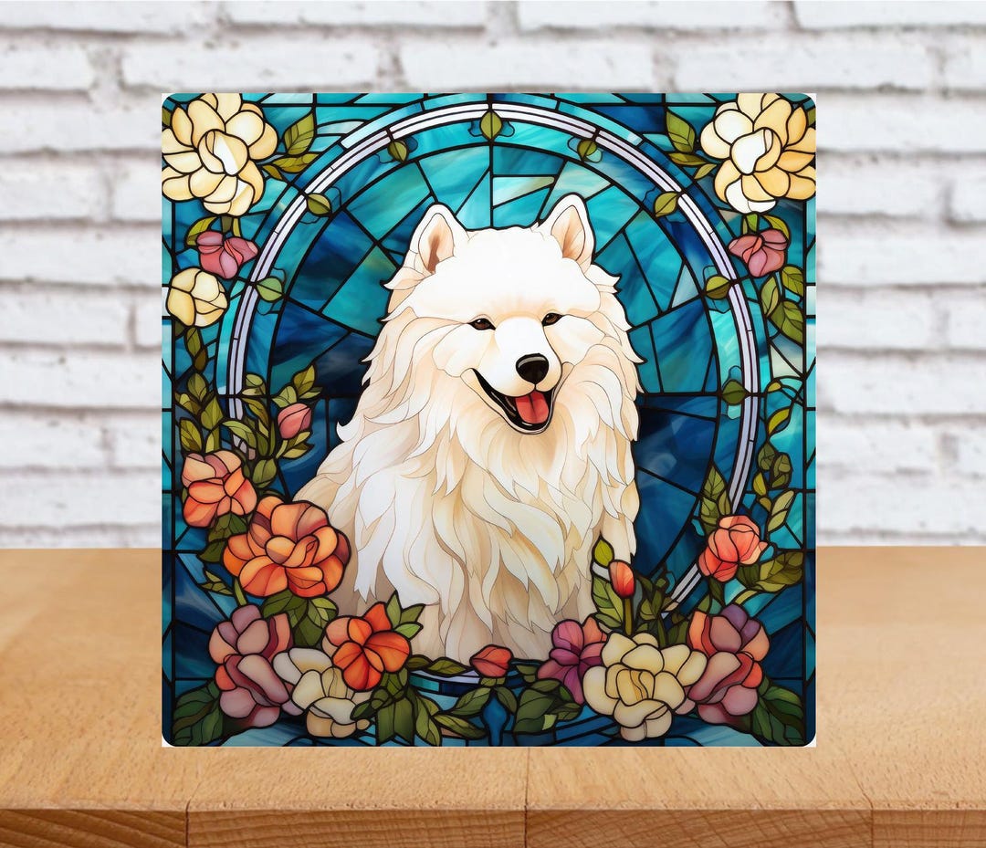 Samoyed Wall Art, Samoyed Sign, Samoyed Decorative Art, Samoyed Home ...