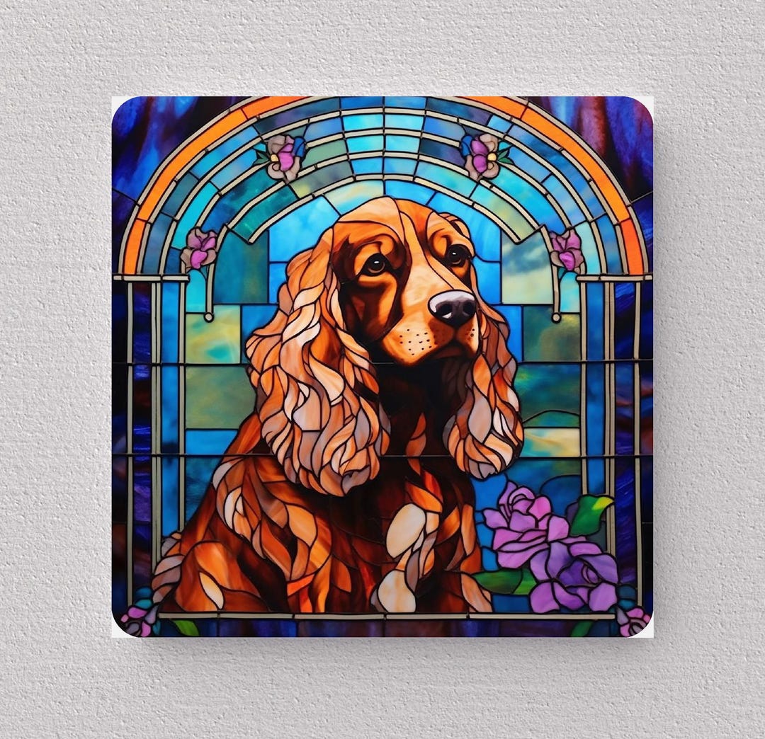 Cocker Spaniel Wall Art, Cocker Spaniel Sign, Cocker Spaniel Home Decor ...
