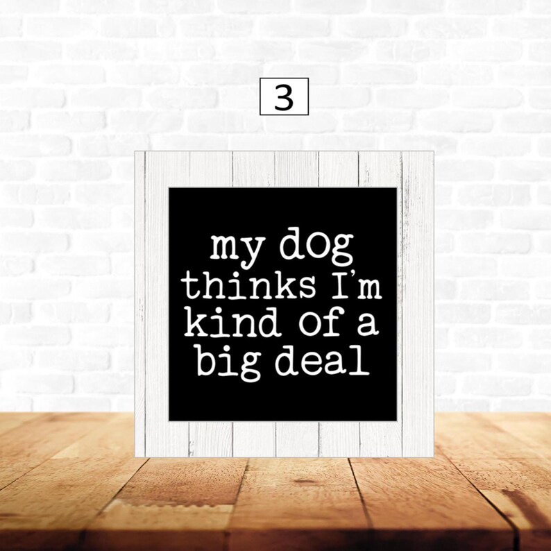 Funny Dog Coasters, Funny Dog Coaster Gift, Mix and Match Set of 4-8 ...