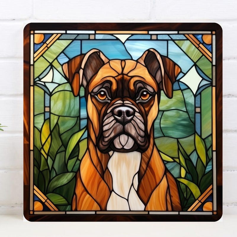 Boxer Art - Etsy