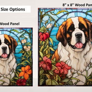 St Bernard Wall Art, Saint Bernard Wood Sign, St Bernard Home Decor ...