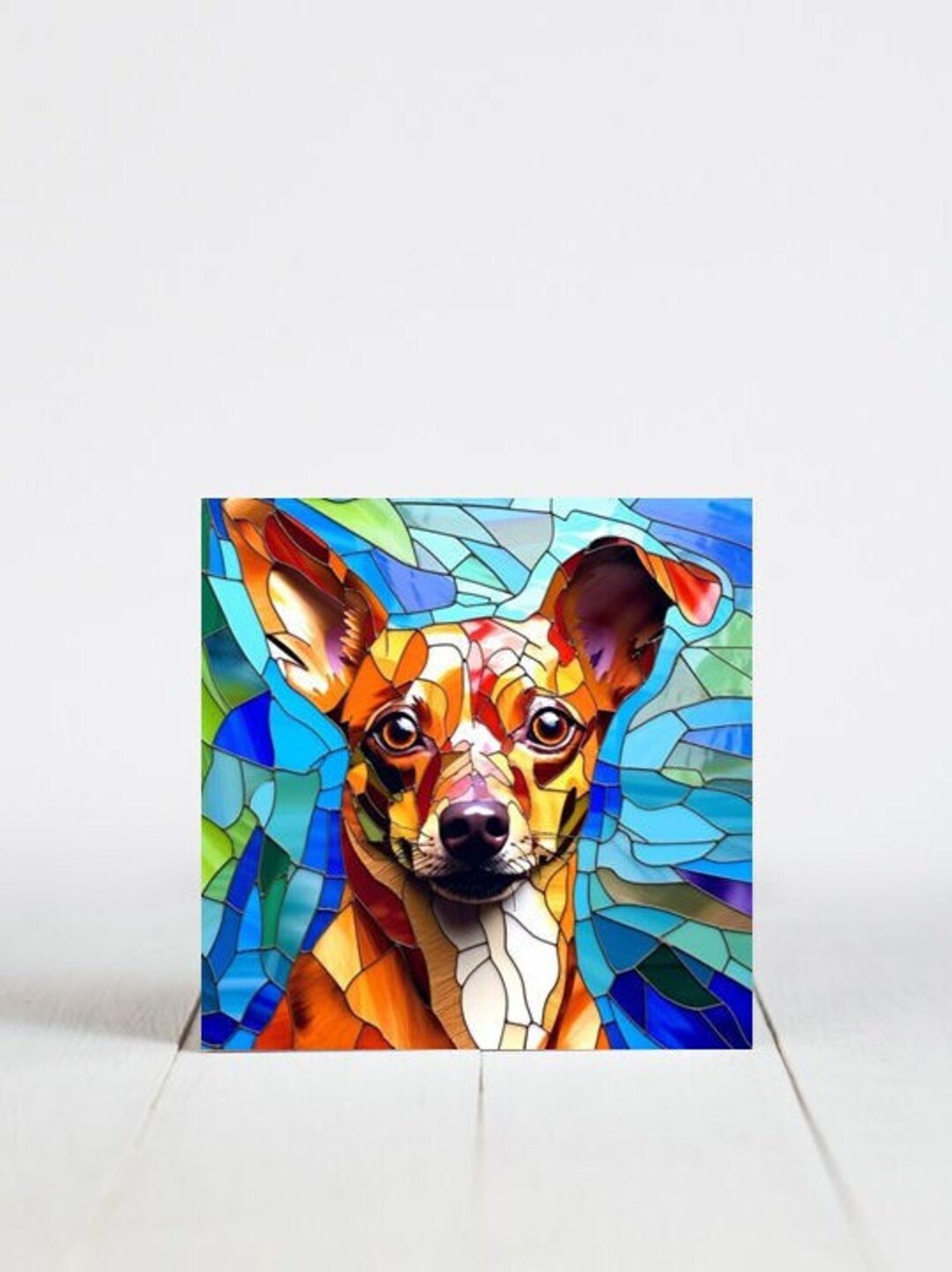 Rat Terrier Ceramic Tile, Rat Terrier Decorative Tile, Rat Terrier Gift ...
