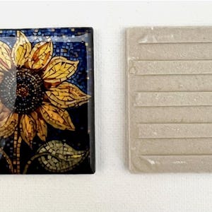Flower Craft Tiles for DIY Projects | Square Floral Craft Tiles | Faux ...