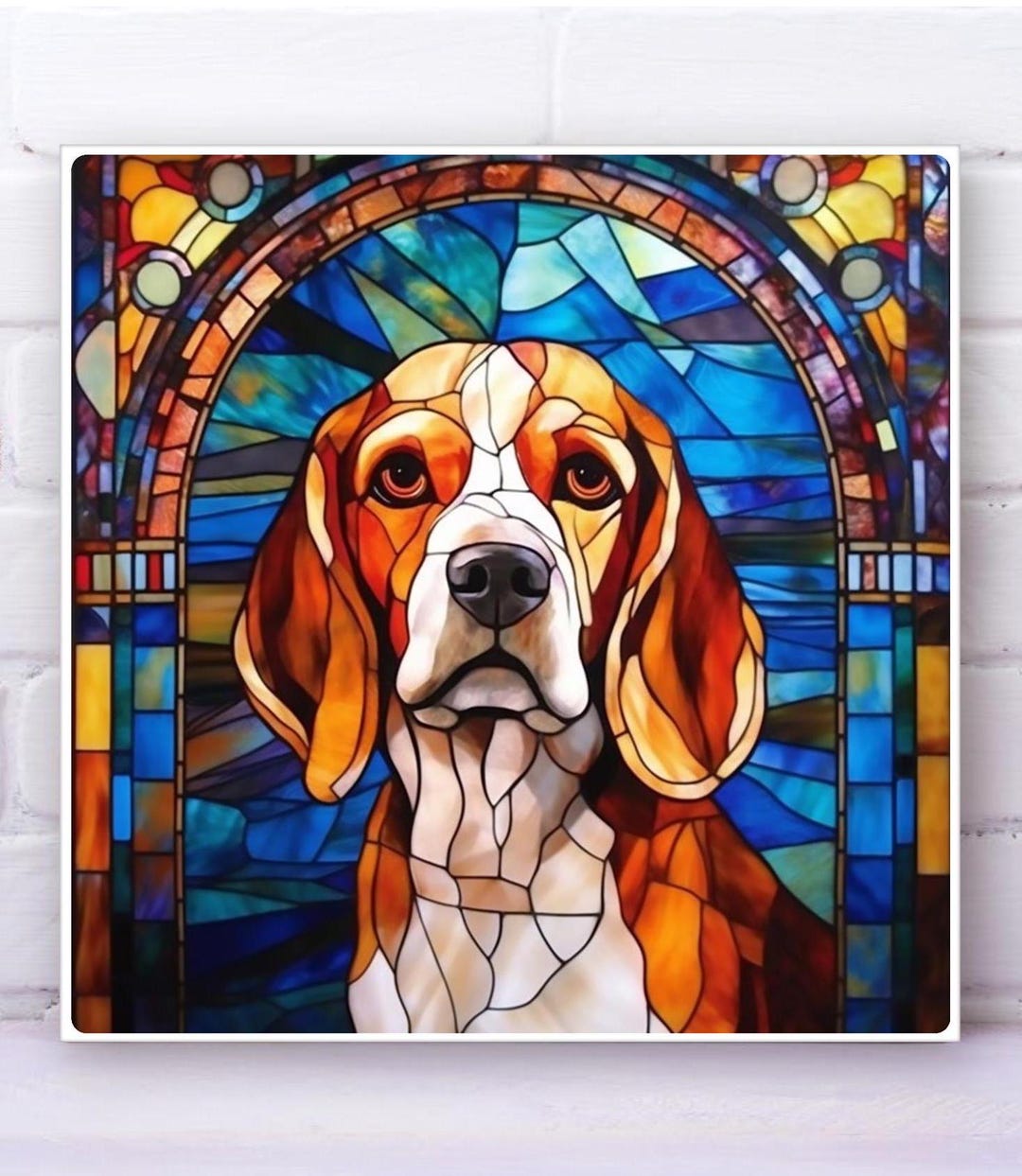 Beagle Wall Art METAL PANEL & WOOD, Beagle Decorative Art, Beagle Sign ...