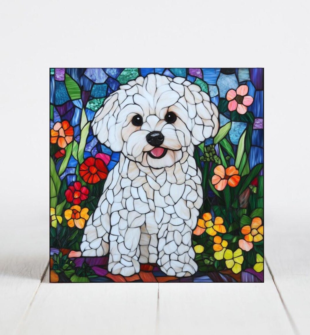 Maltese Ceramic Tile, Maltese Decorative Tile, Maltese Gift, Maltese ...