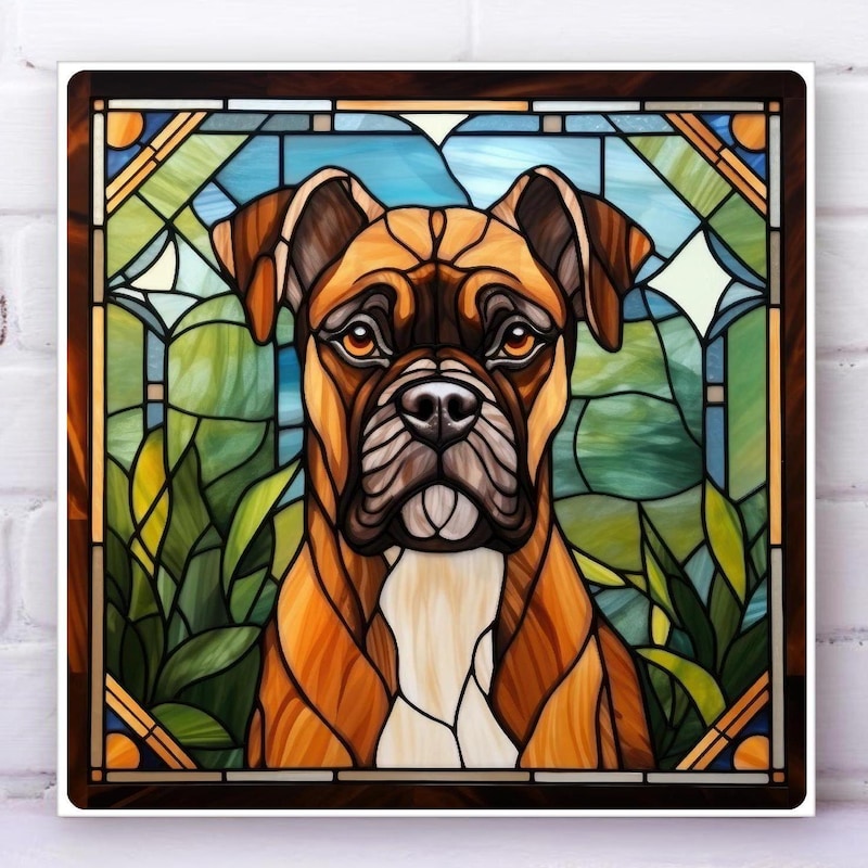 Boxer Art - Etsy