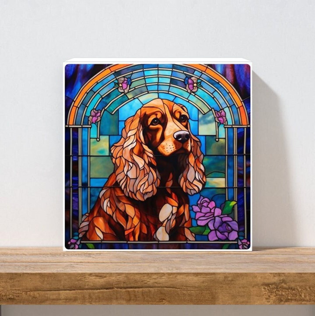 Cocker Spaniel Wall Art, Cocker Spaniel Art, Cocker Spaniel Sign ...