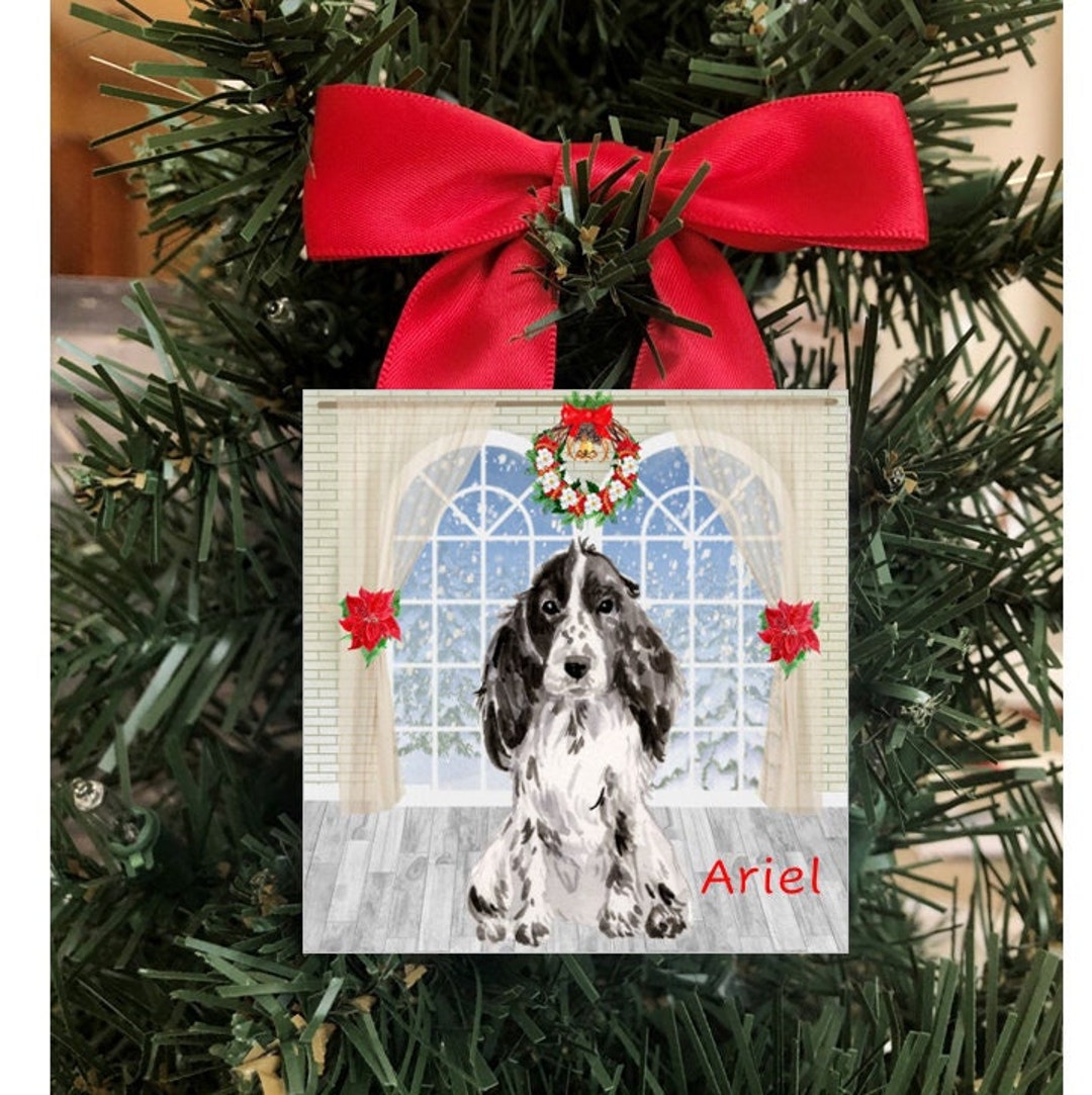 Cocker Spaniel Ornament Personalized Cocker Spaniel Ornament - Etsy