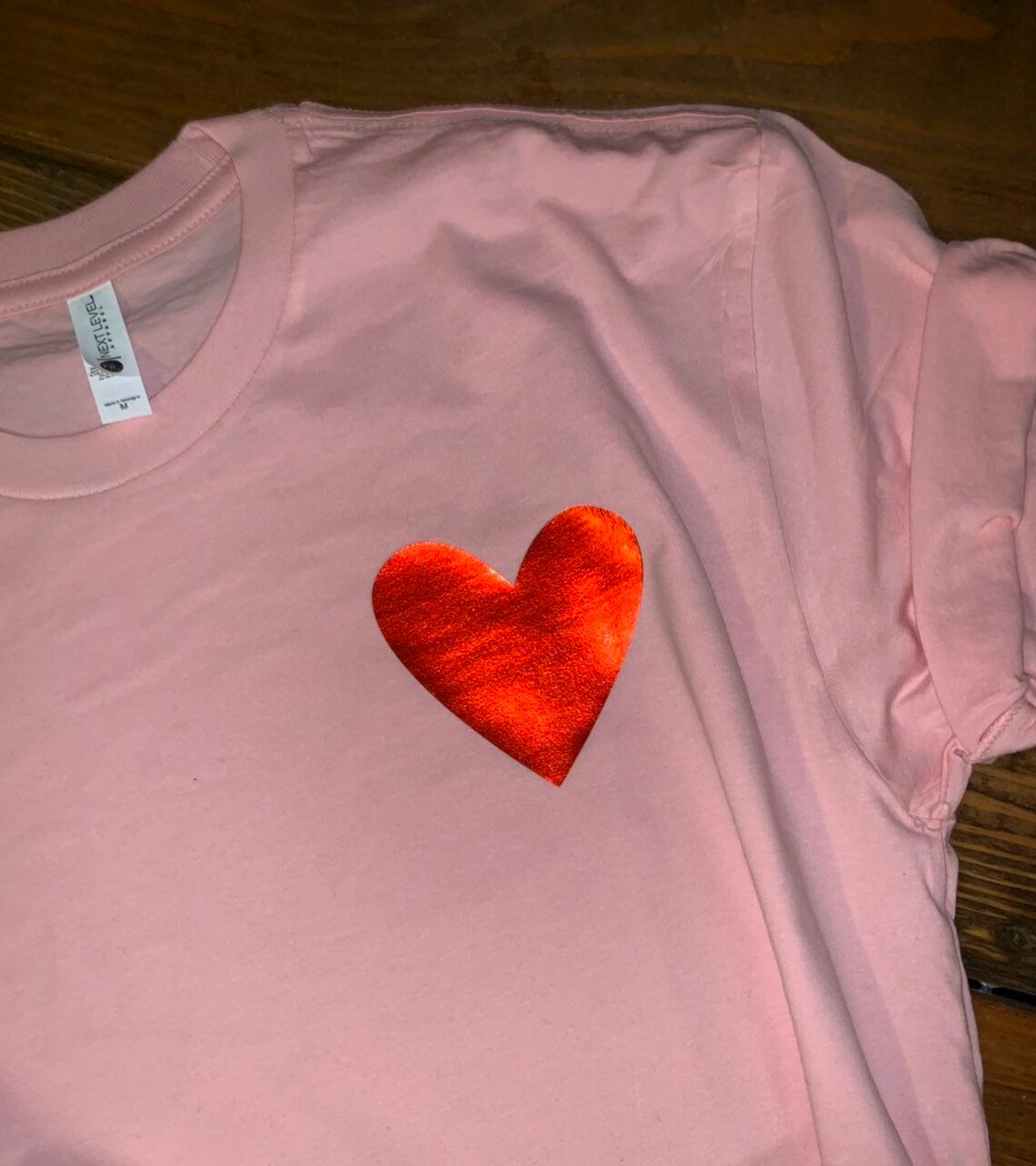 Heart Tshirt/pink and Red Vday Shirt/womens Valentine Shirt/gifts for ...
