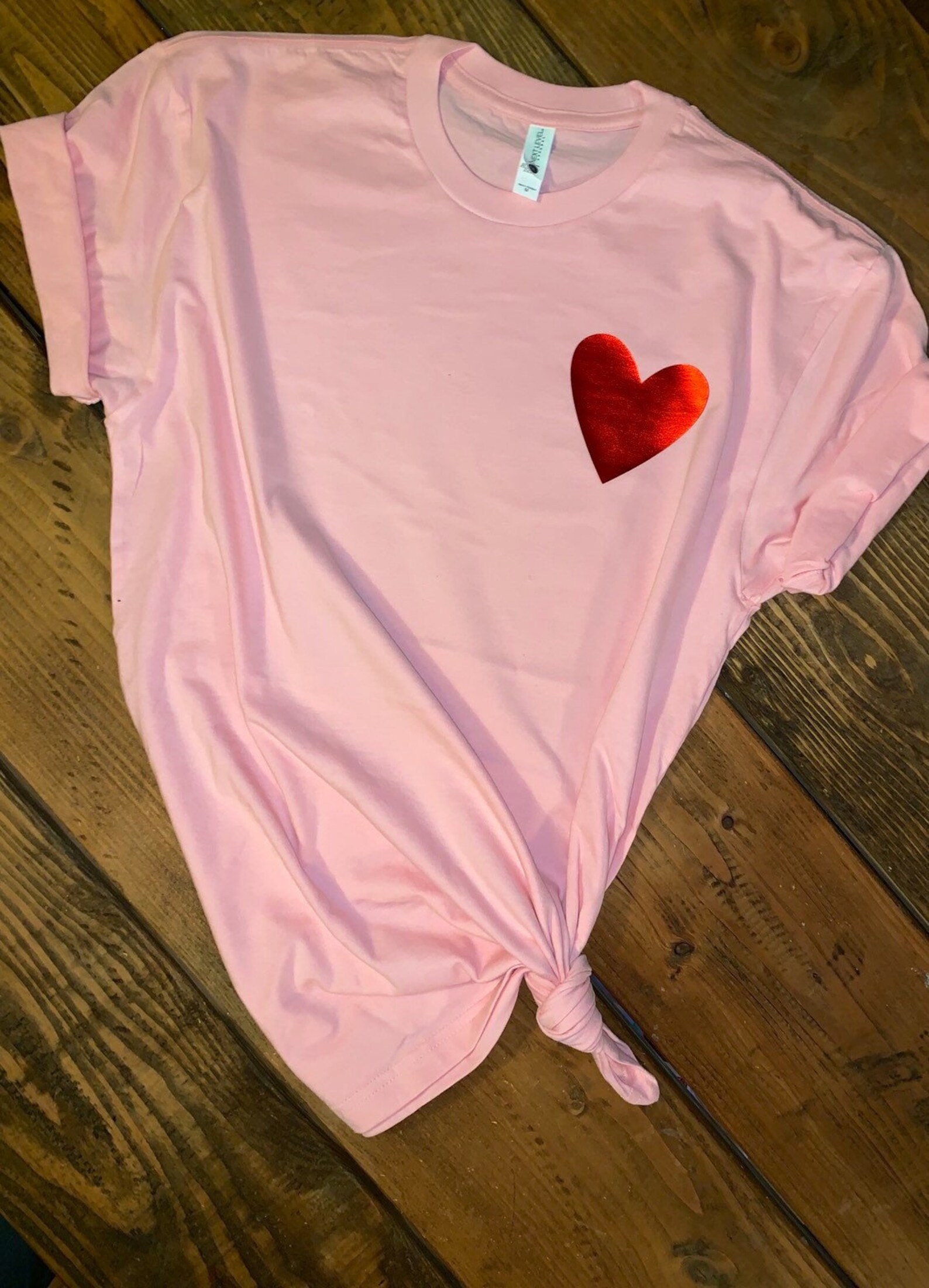 Heart Tshirt/pink and Red Vday Shirt/womens Valentine Shirt/gifts for ...