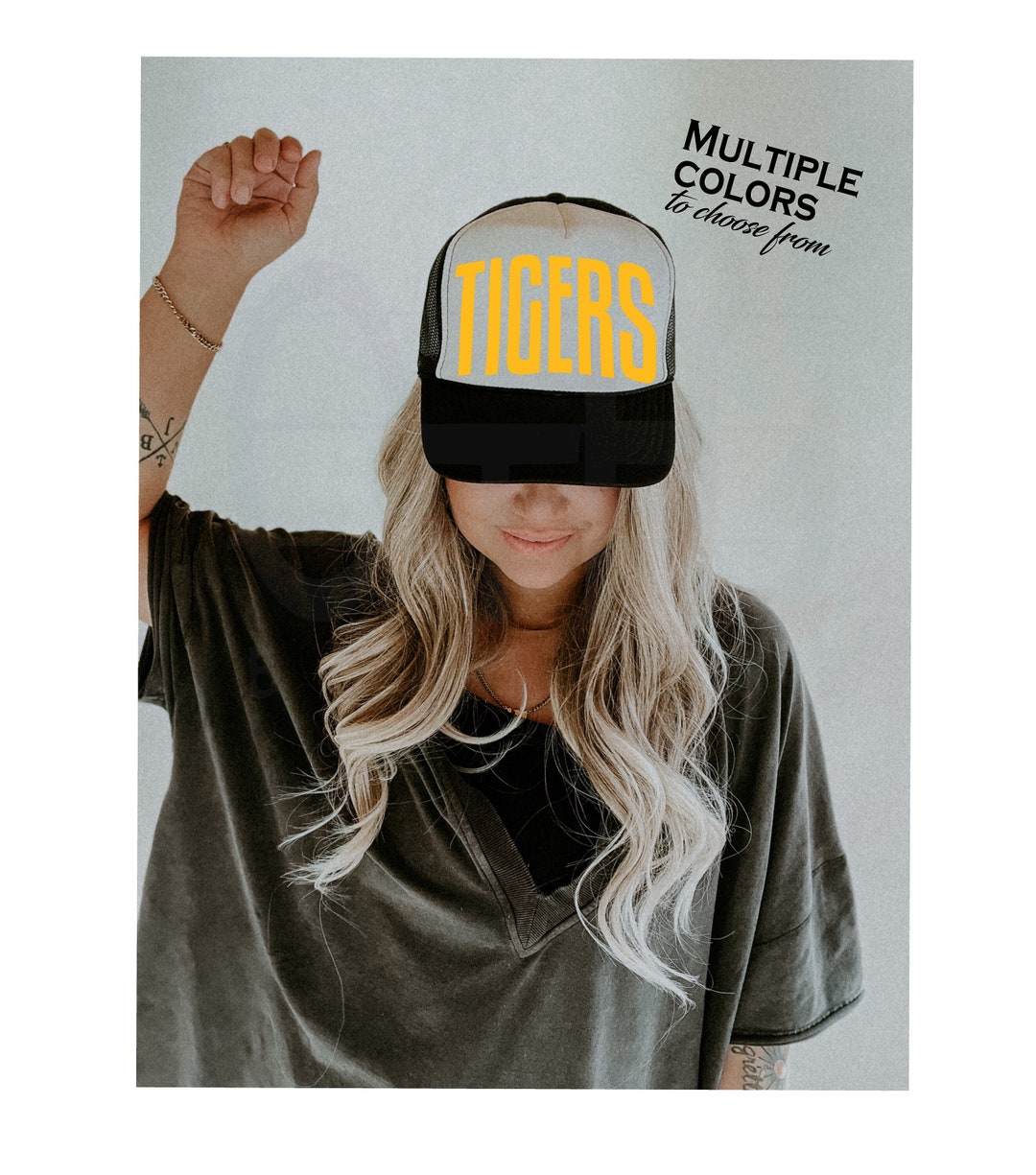 Team Logo Trucker Hat/team Spirit Trucker Hat/foam Trucker Hat/school ...